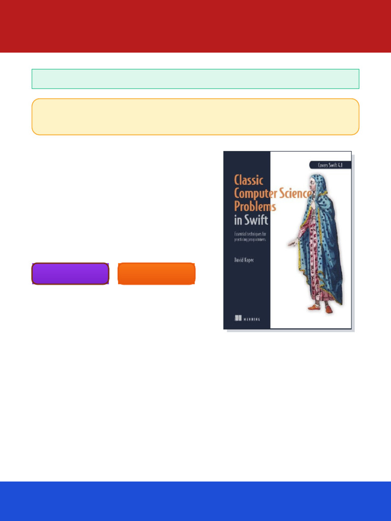 Classic Computer Science Problems in Swift Essential Techniques for ...