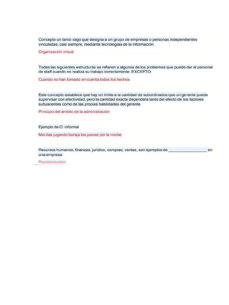 Notas de Estudio para Examen Final Adm. 1 | PDF