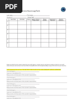 Bright Futures Volunteer Hours Log | PDF | Career & Growth
