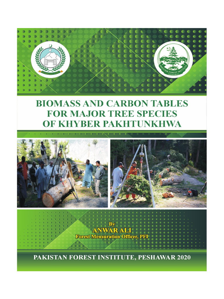 Biomass and Carbon Tables of KP Final (Combined) | PDF | Errors And ...