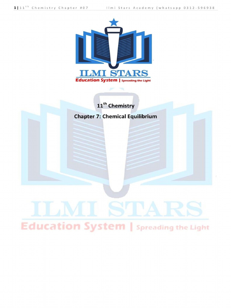 11th Chemistry Chapter 7 PDF Notes | PDF