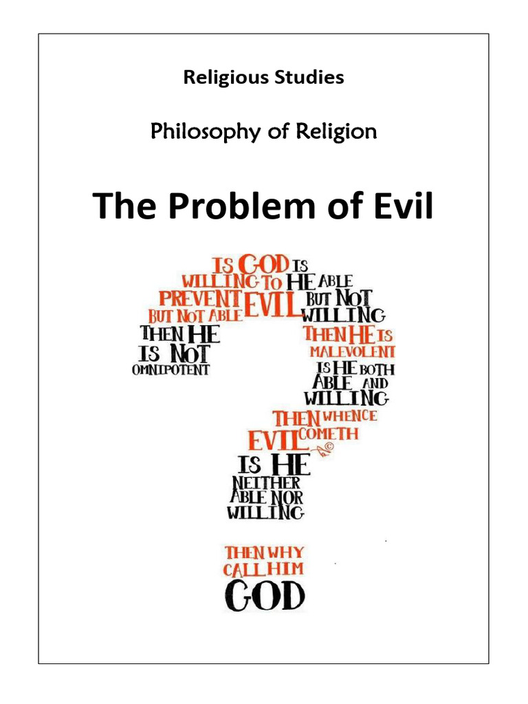 Understanding the Problem of Evil | PDF | Problem Of Evil | Augustine ...