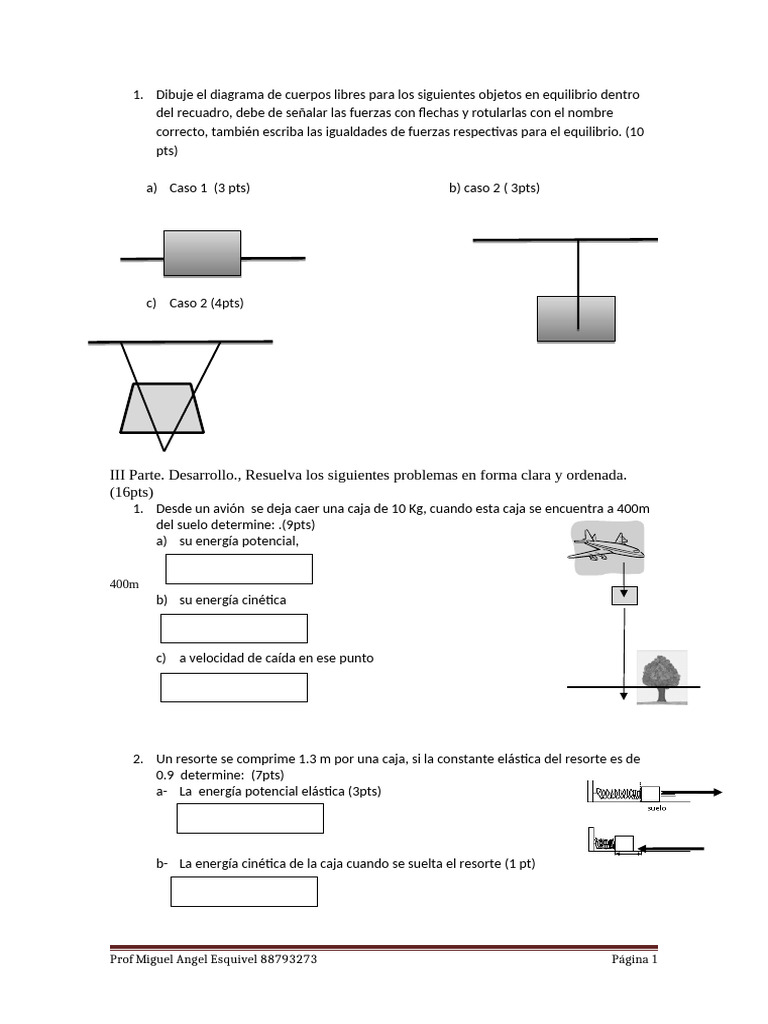 energia potencial y cinetica | PDF | Energía potencial | Naturaleza