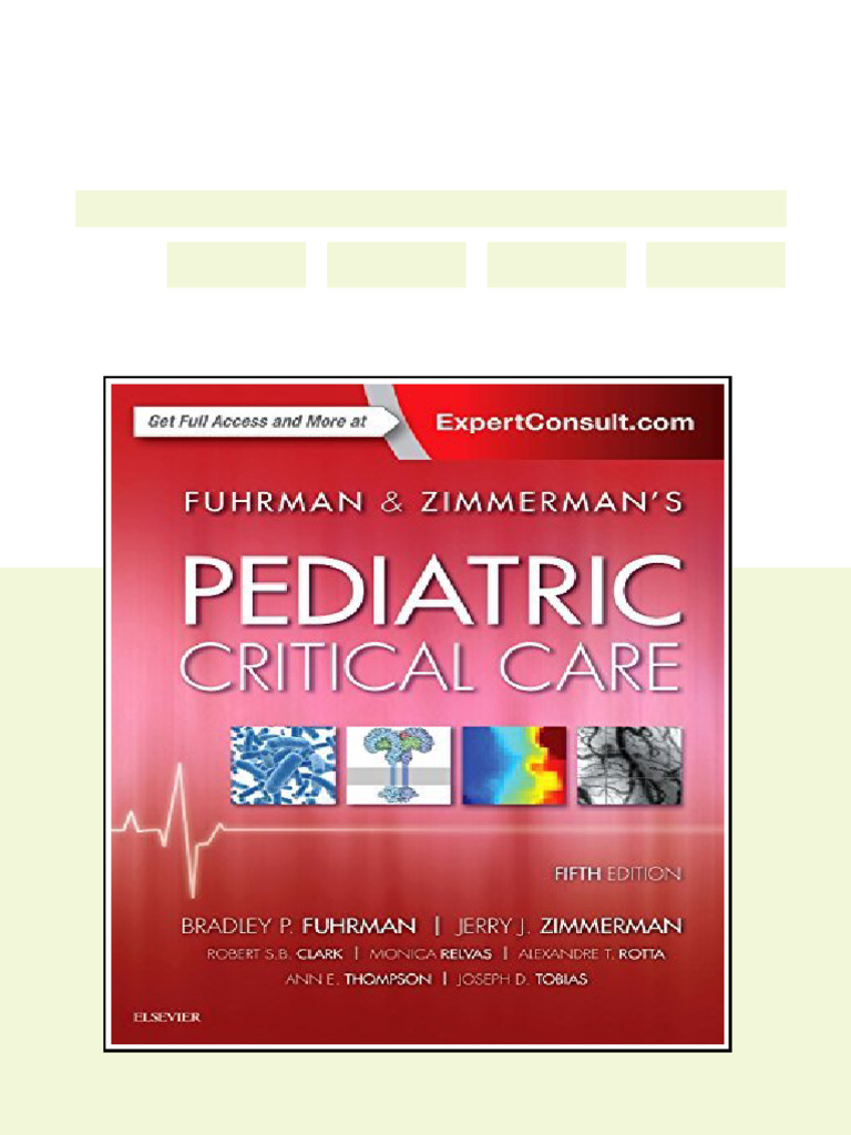 Pediatric Critical Care 5th Edition Jerry J. Zimmerman - Ebook PDF ...