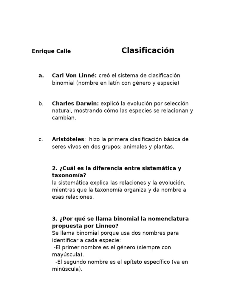 Clasificacion | PDF
