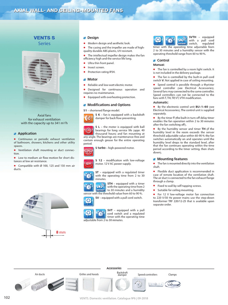 Vents S | PDF | Ventilation (Architecture) | Duct (Flow)