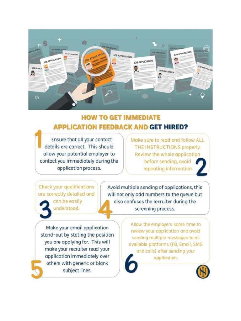 Useful Tips To Get Hired | PDF