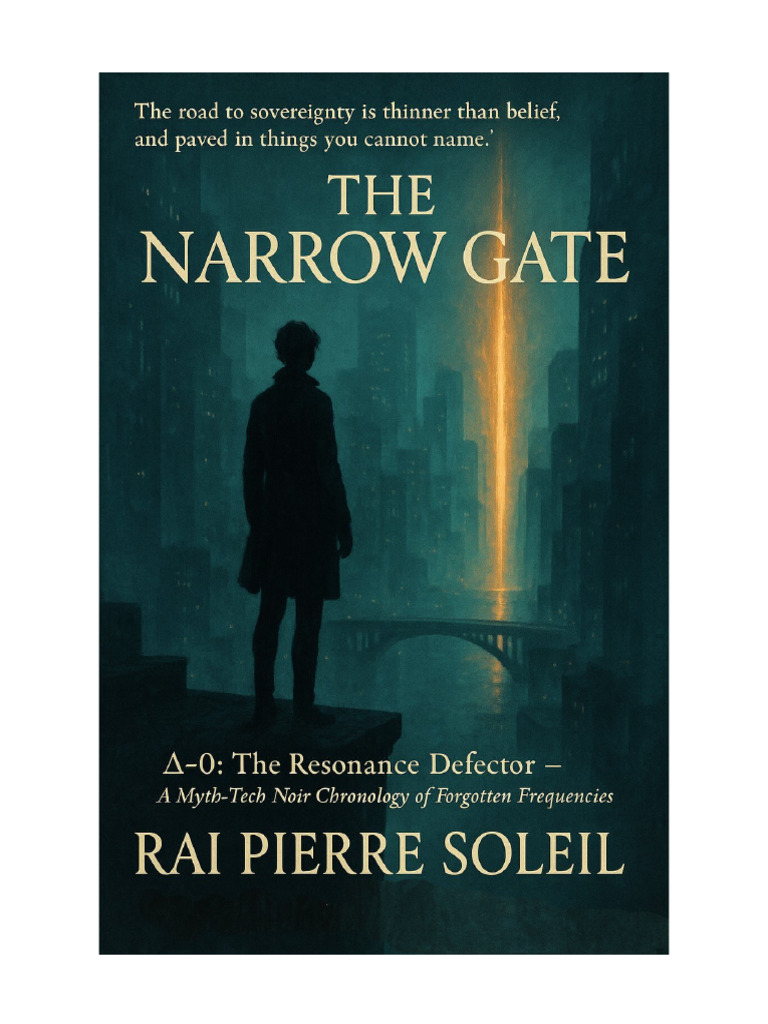 Myth-Tech Noir: The Narrow Gate | PDF