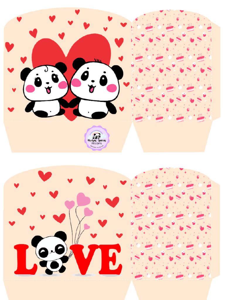 Cajita San Valentin Osito Imagen Pdf