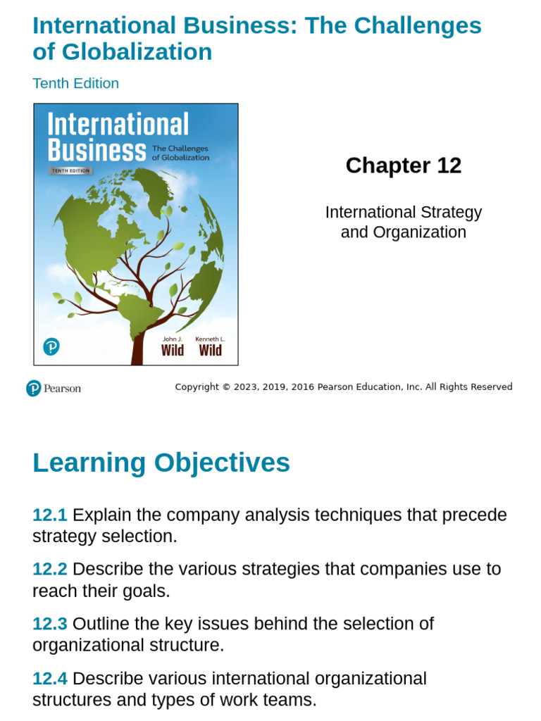 Week 9 - International Strategies and Organization | PDF ...