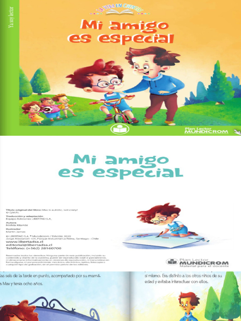 Mi Amigo Es Especial | PDF