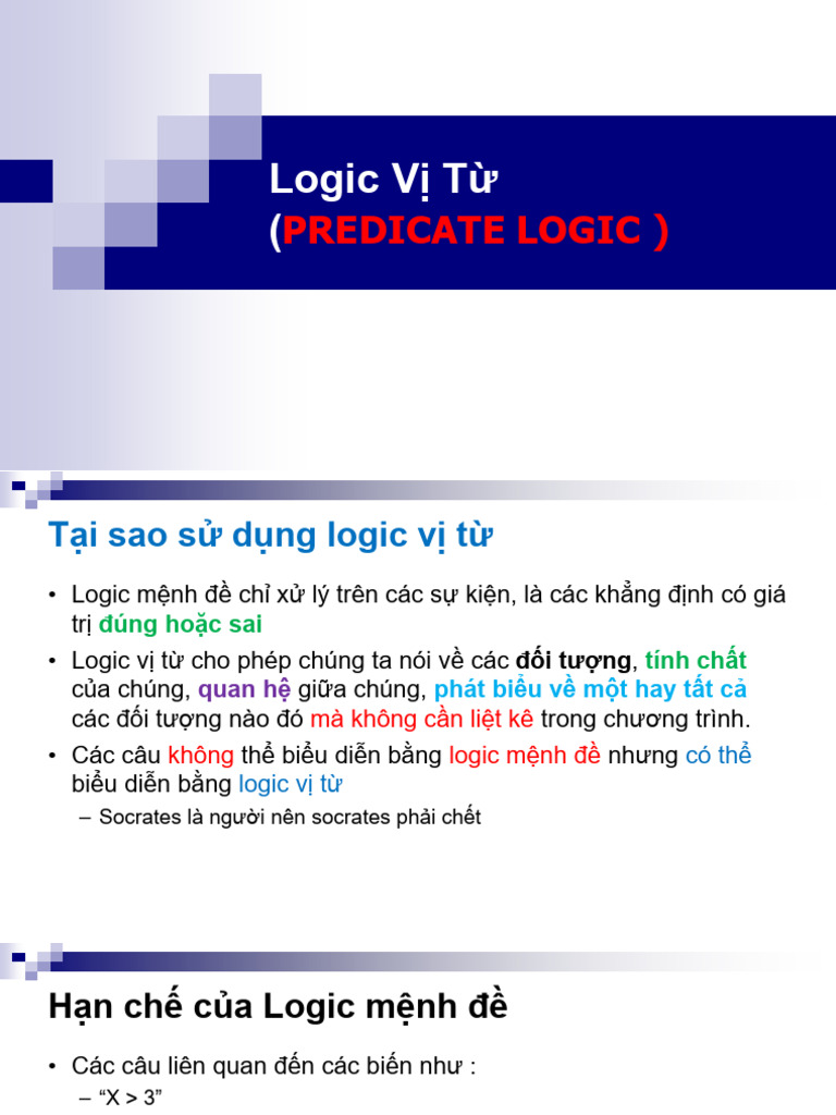 1.2 Co So Logic - Logic VI Tu | PDF