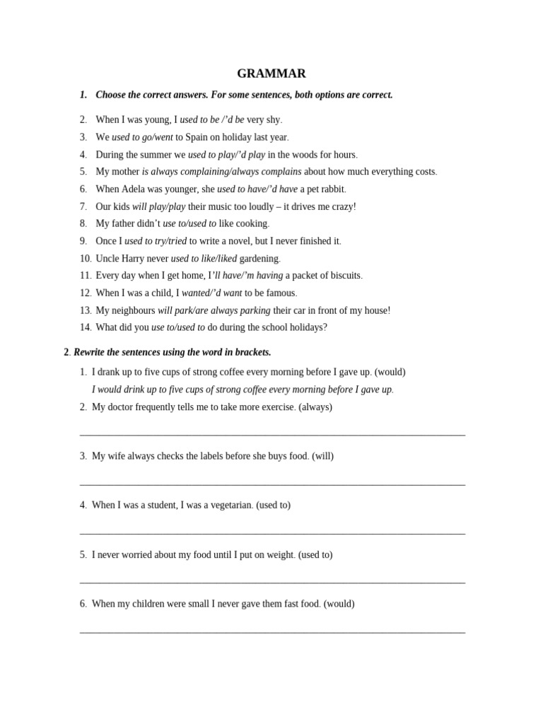Grammar Exercises on Conditional Sentences | PDF | Fine (Penalty)