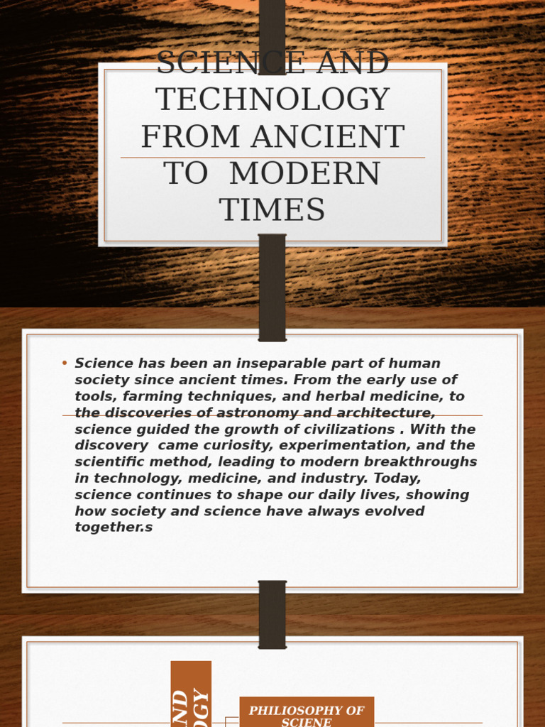 Science and Society From Ancient To Modern Times-3 | PDF | Science ...