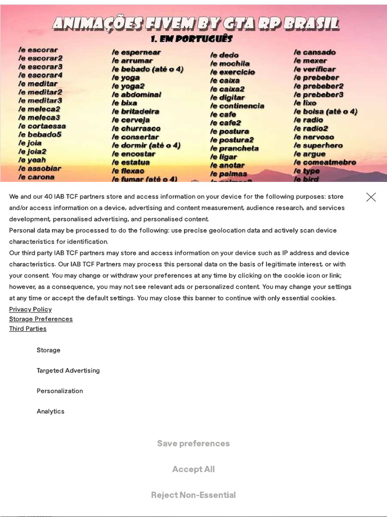 Fivem Gta RP Brasil | PDF