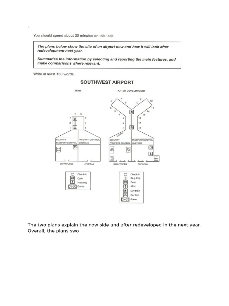 The Two Plans Explain The Now Side and After Redeveloped in The Next ...