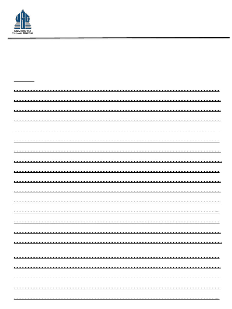 Lembar Jawaban UTS Essay | PDF