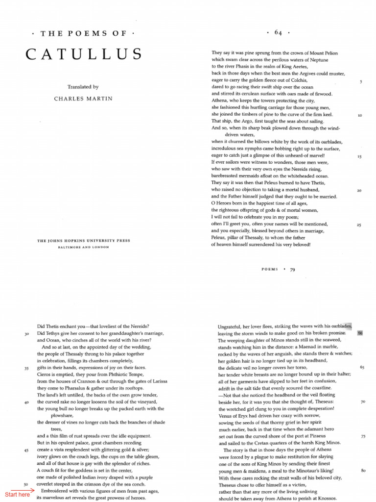 Catullus 64 Martin | PDF
