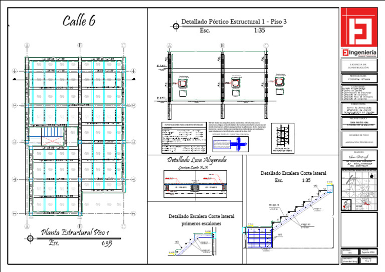 2.estructural-Plano 1 | PDF | Albañilería | Hormigón