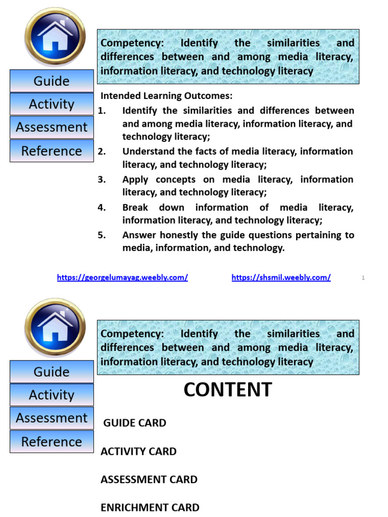 MELC MIL 2 PPT Identify the Similarities and Differences Between and ...