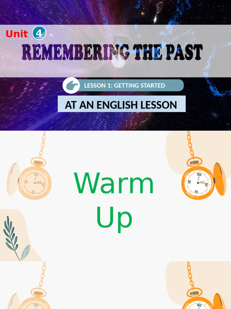 Success 9 Unit 4 Lesson 1 | PDF