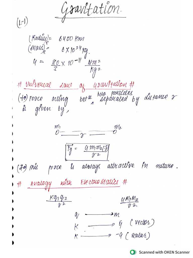 Gravitation | PDF