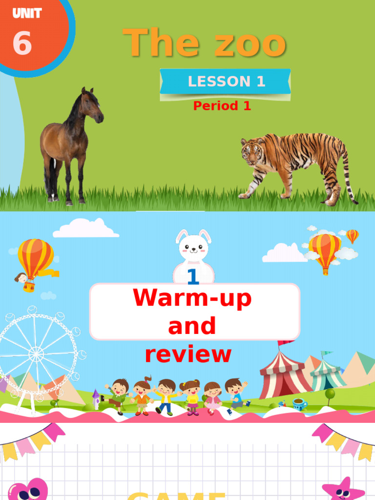 The Zoo: Lesson 1 | PDF