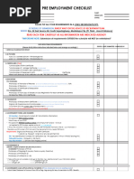 Pre-Employment Requirements Checklist | PDF | Payroll Tax | Government