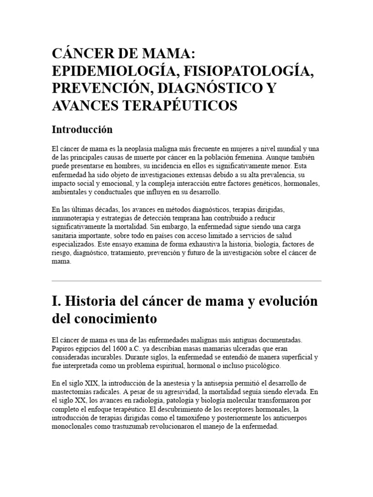 Cancer de Mama | PDF