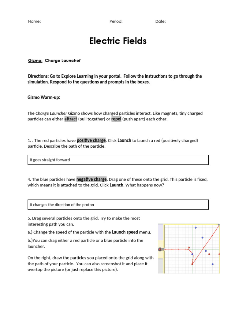 Electric Charges and Electric Field Exploration | PDF | Electric Charge ...