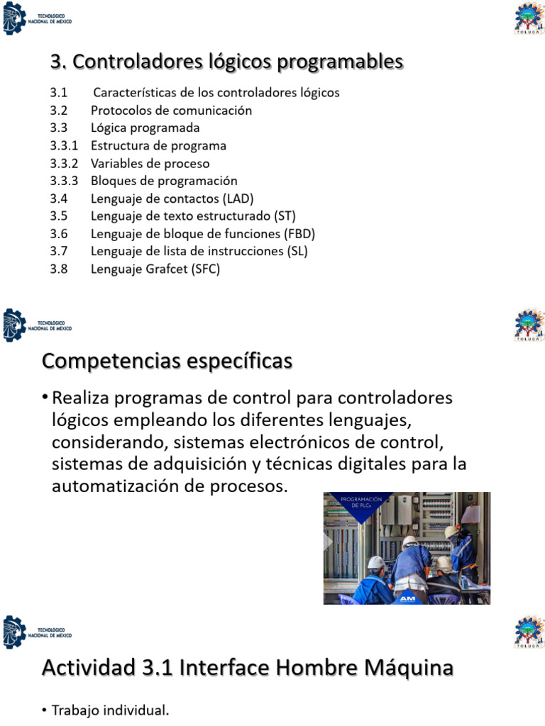 Tema 3 Automatización 2025 Lenguajes de Programación y Tipos de ...