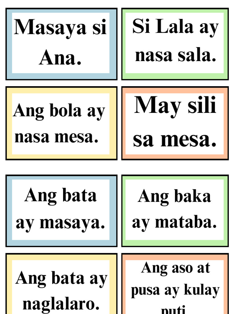 Alphabet Flashcards in Colorful Simple Style | PDF