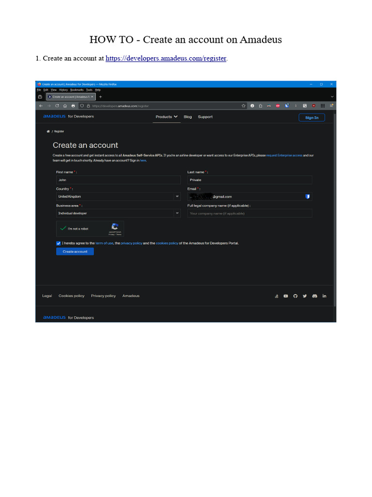 HOW+to+ +Create+an+Account+on+Amadeus | PDF