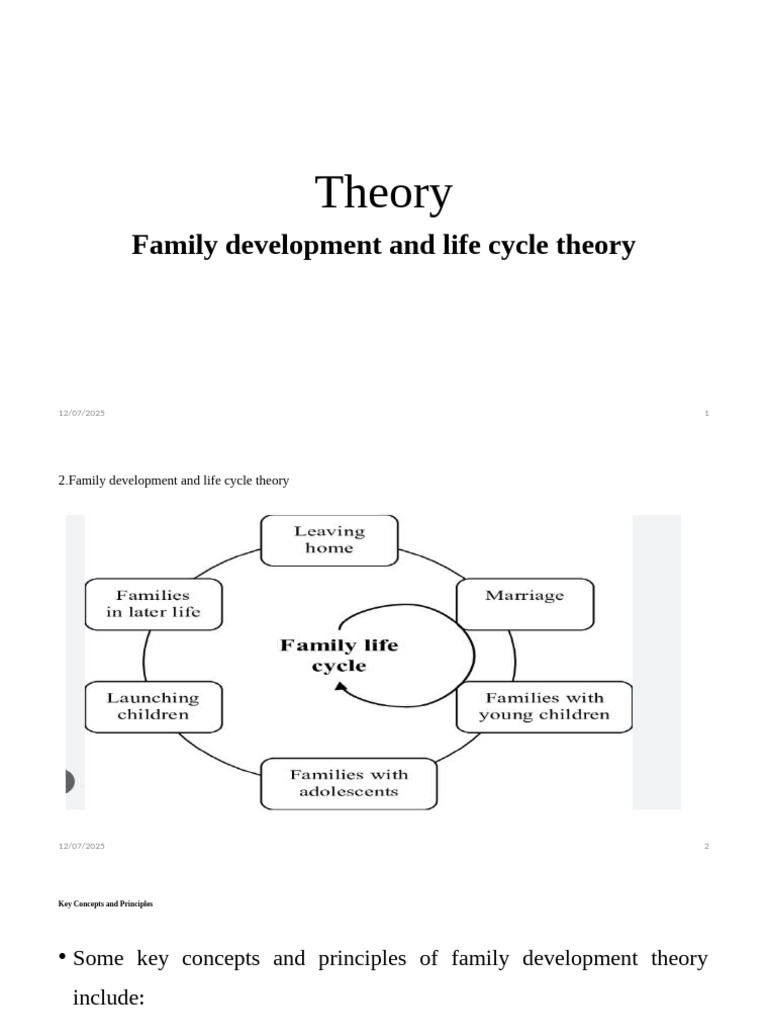 Family Development and Life Cycle Theory | PDF | Parenting | Family