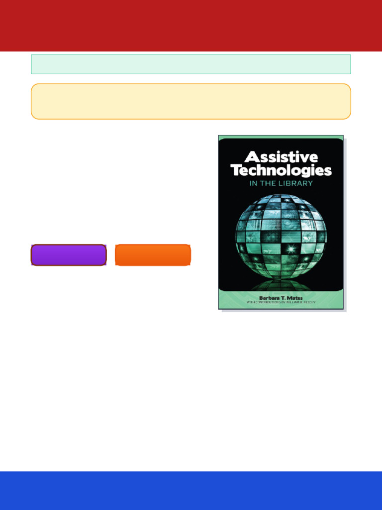 Assistive Technologies in the Library Barbara T. Mates ebook multi ...