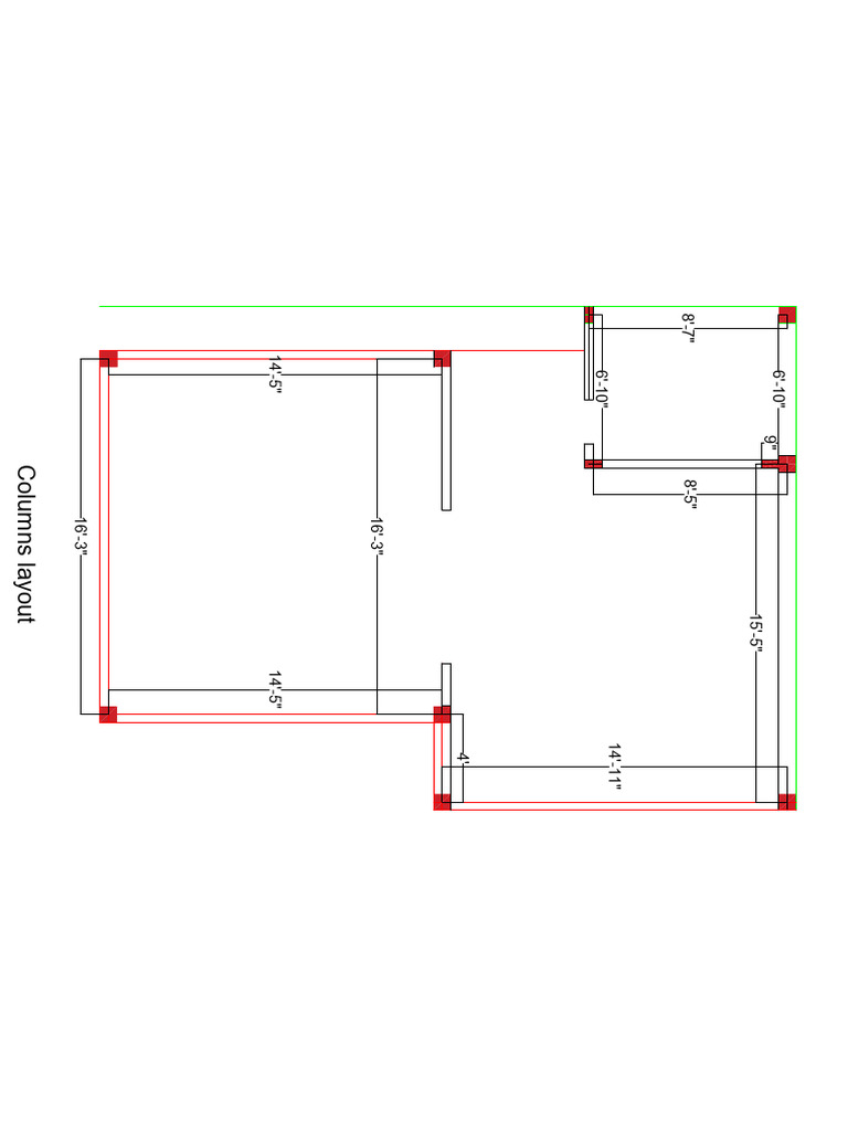 Columns Layout Dimensions Guide | PDF