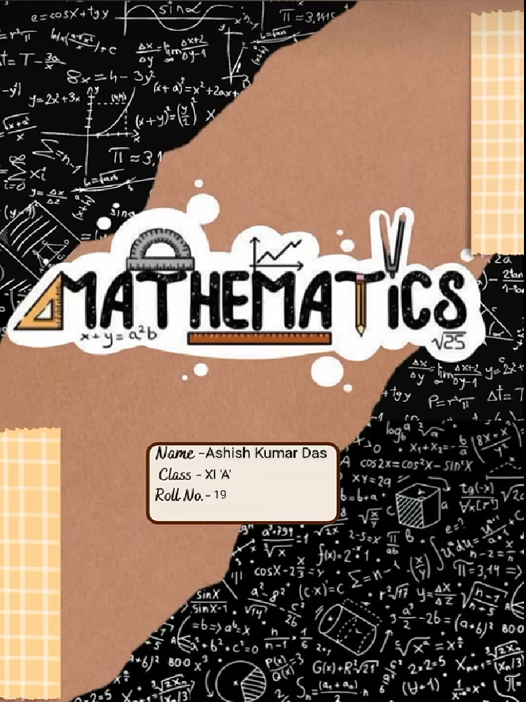 Mathematics Project Front Page | PDF