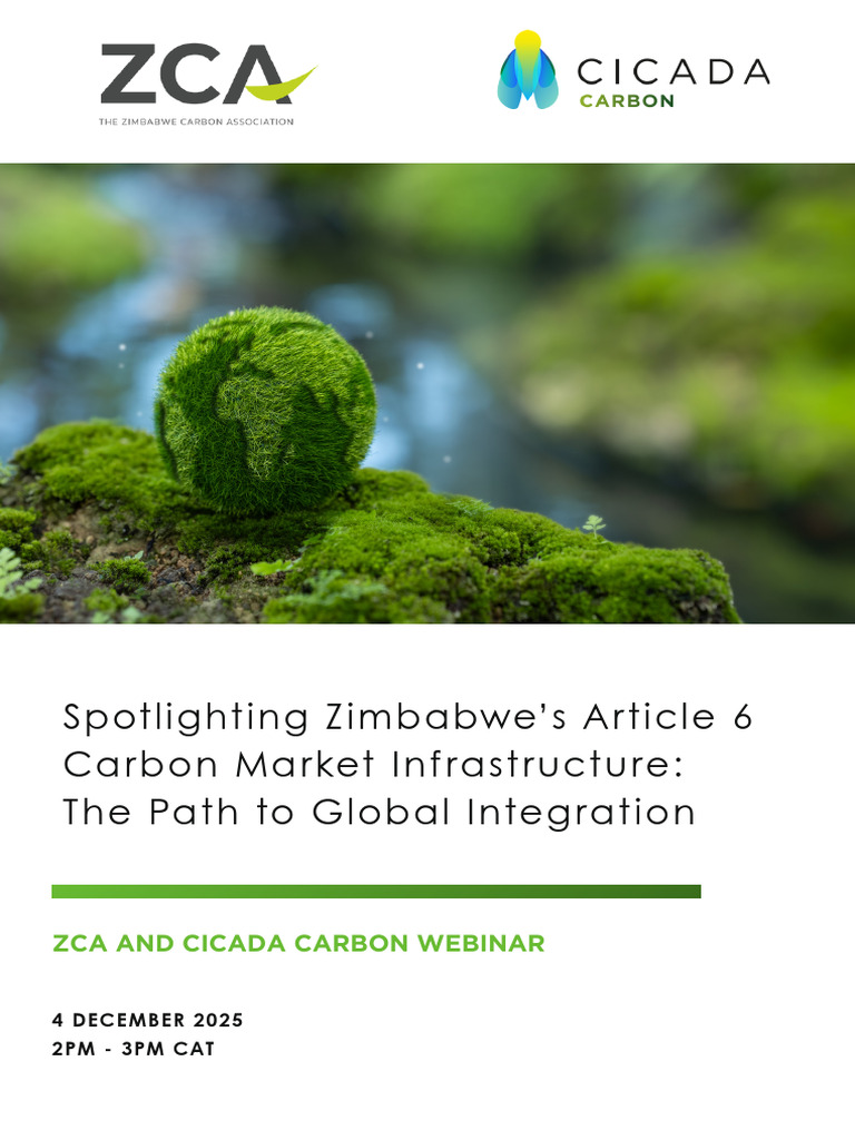 ZCA & Carbon Webinar Concept Note) | PDF | Zimbabwe | Economies