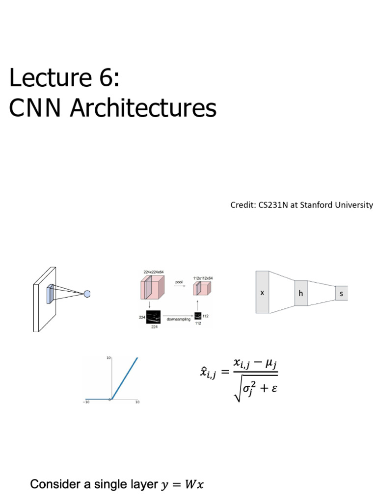 6 CNN Architectures | PDF | Algorithms | Applied Mathematics