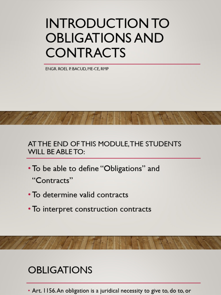 Understanding Obligations and Contracts | PDF | Damages | Liquidated ...