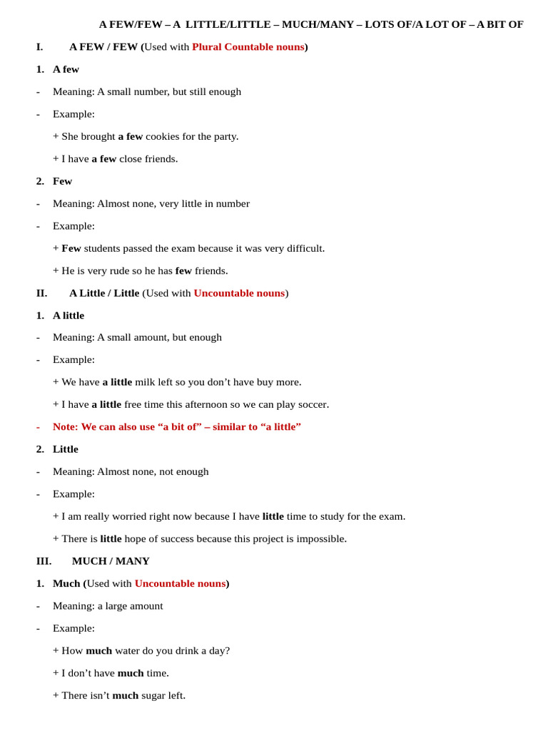 Understanding Quantifiers in English | PDF