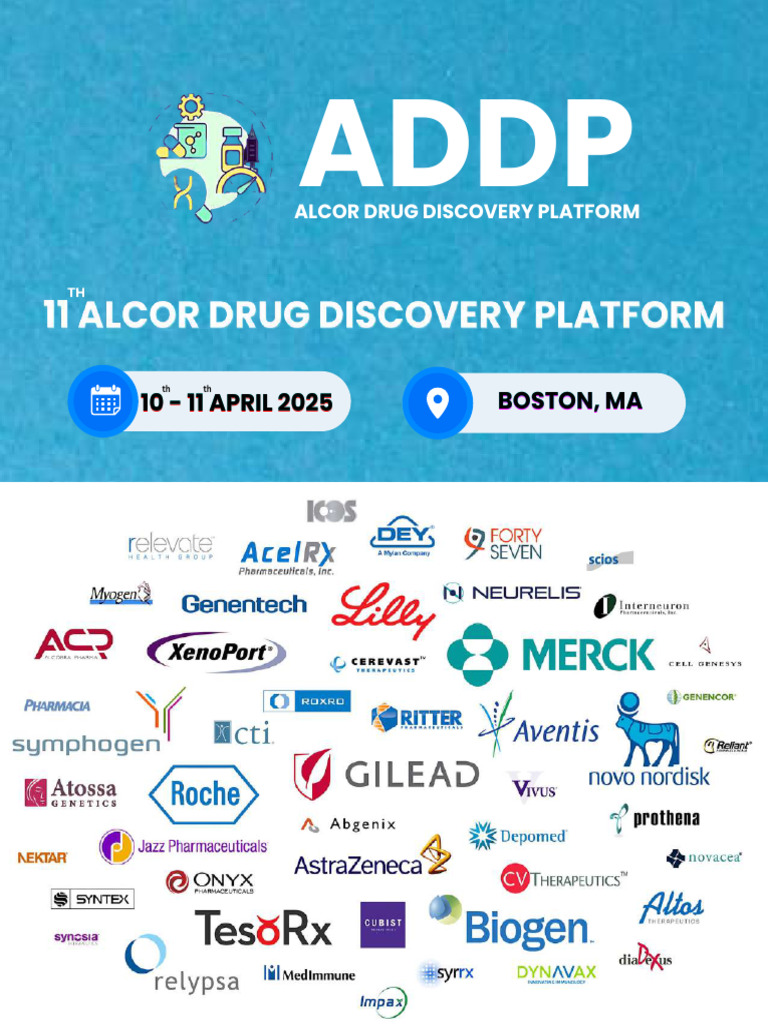 Agenda ADDP 2025 | PDF | Drug Discovery | Drug Development
