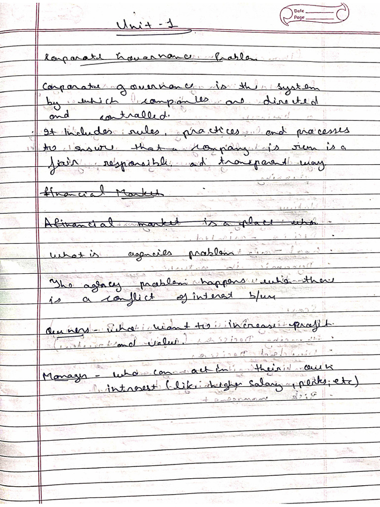 Financial Management and Corporate Finance Notes | PDF