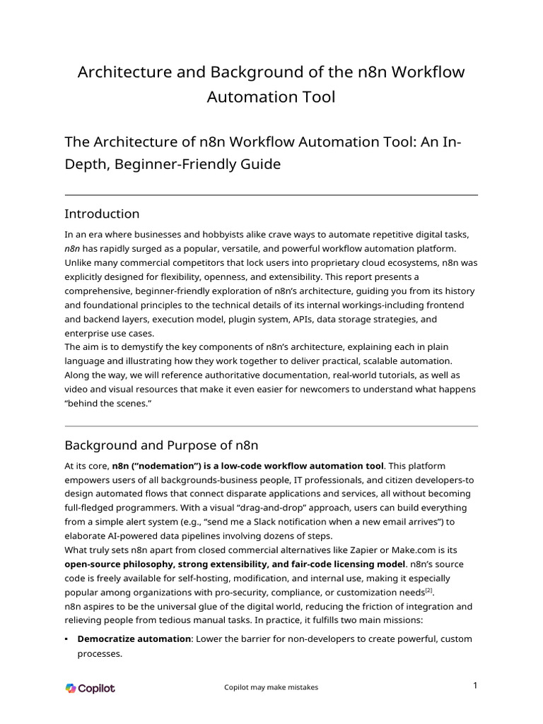 n8n Workflow Automation Architecture Guide | PDF | Databases | Postgre Sql