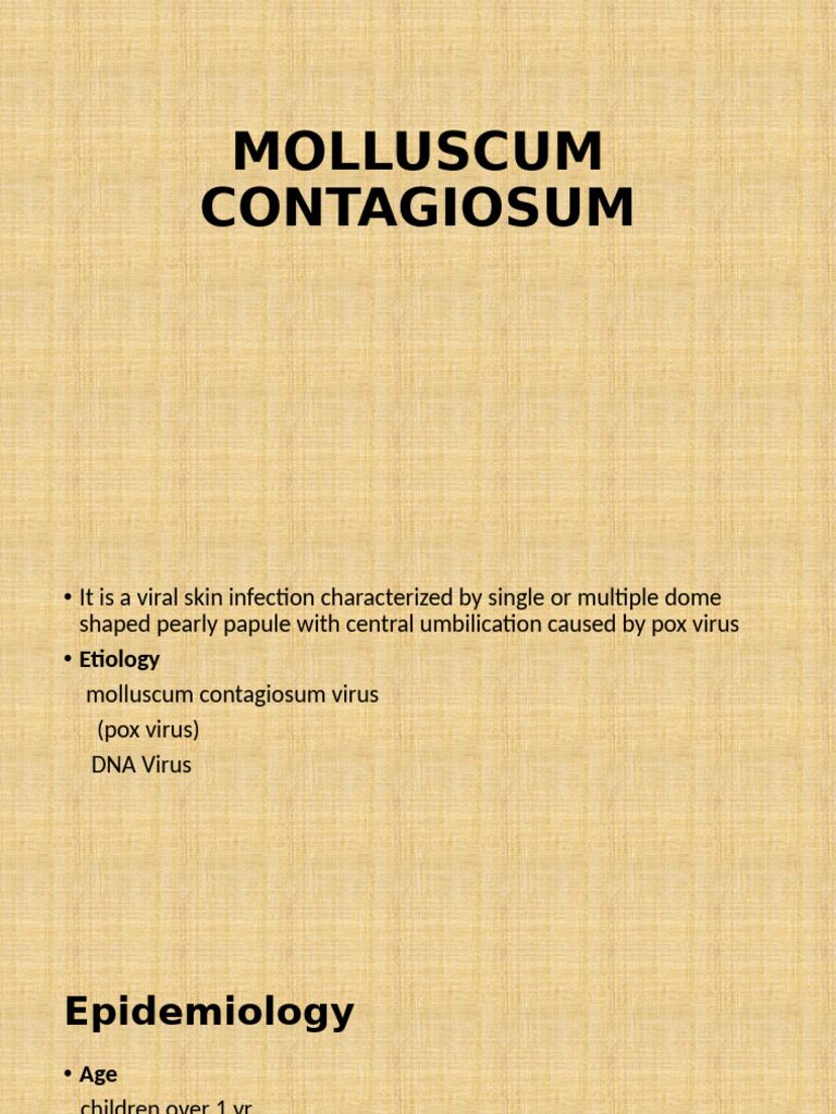 Molluscum Contagiosum Overview and Treatment | PDF