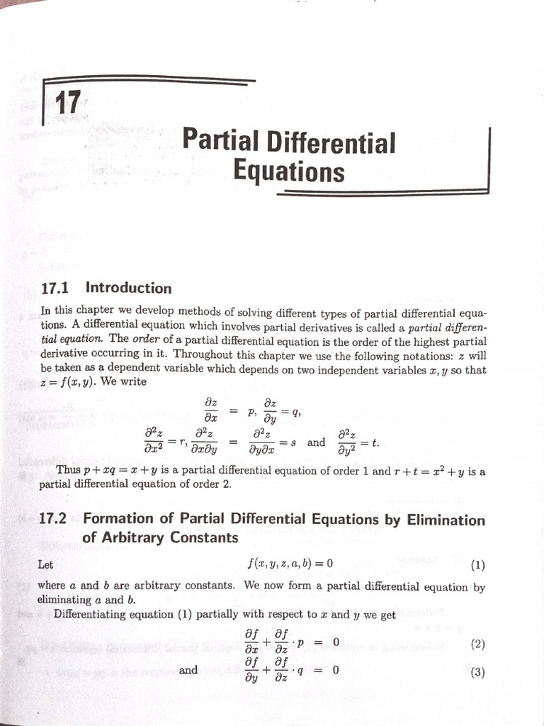 Unit-2 - Partial Differential Equations | PDF