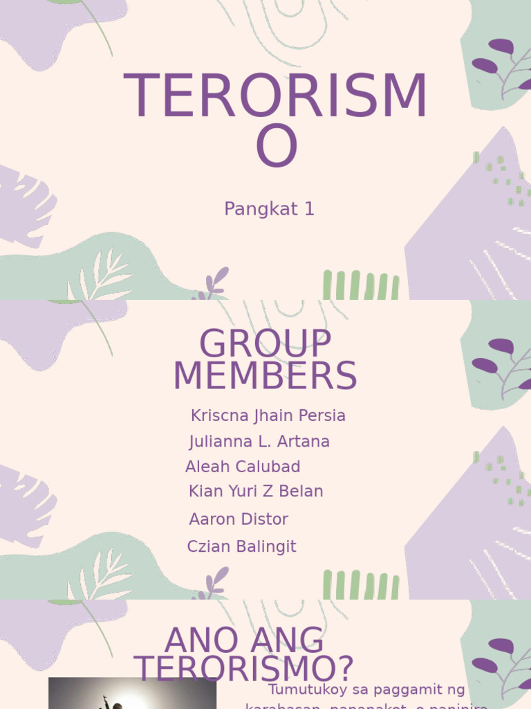Terorismo | PDF