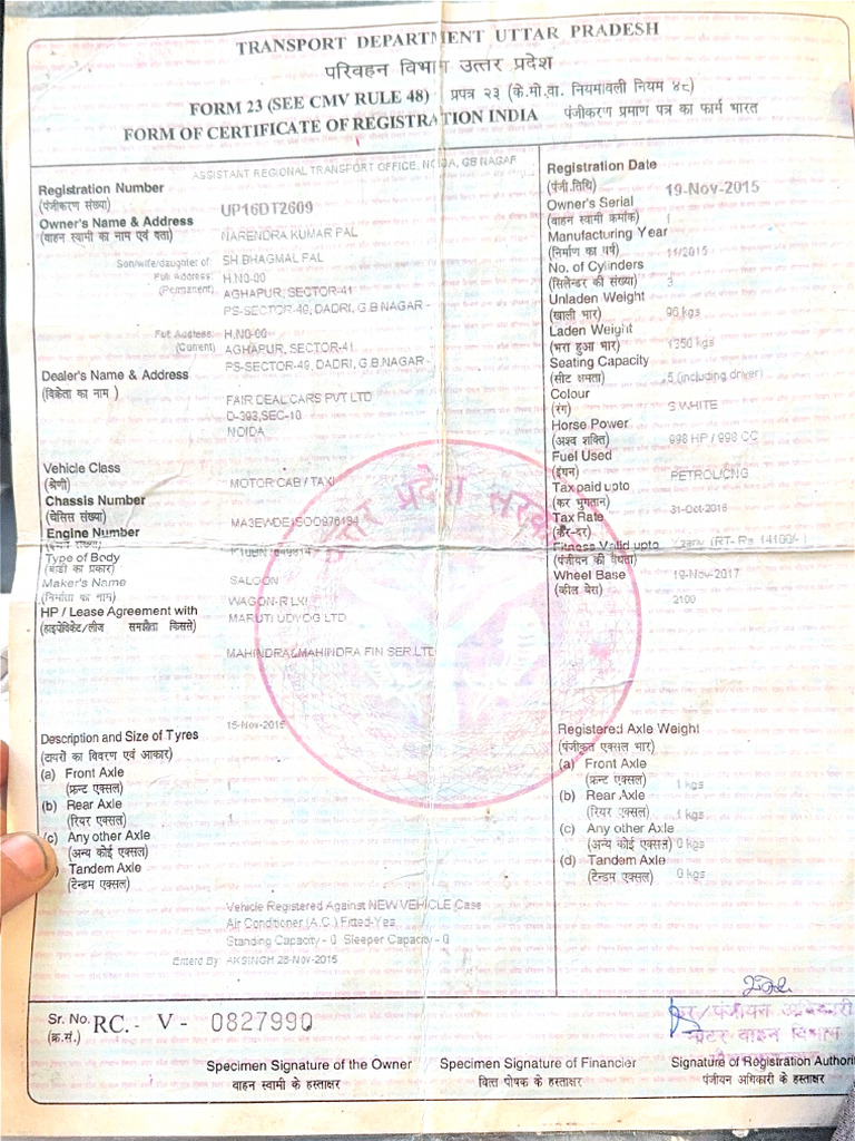 Transport Department Uttar Pradesh | PDF