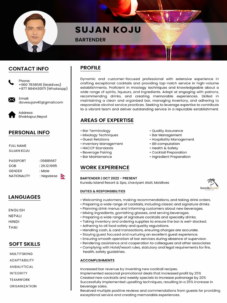 Sujan Koju CV | PDF
