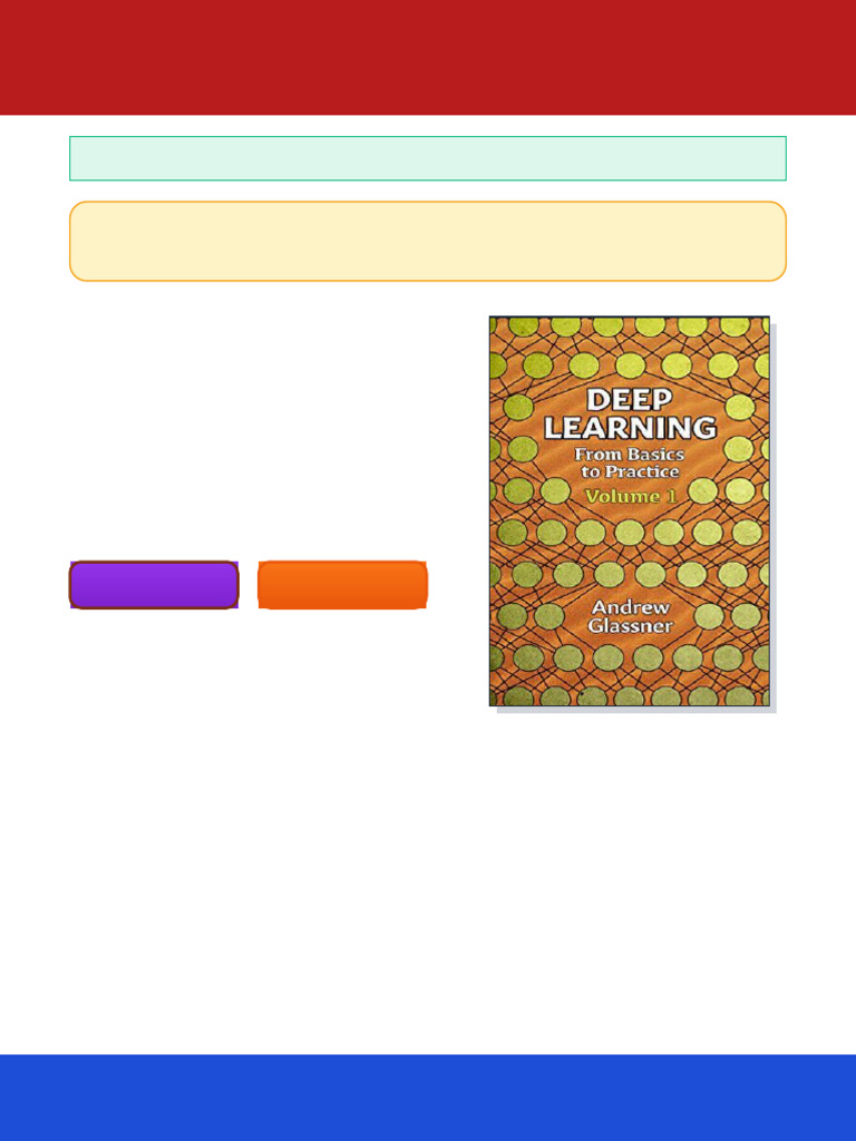 Deep Learning Vol 1 From Basics to Practice Andrew Glassner ebook ...